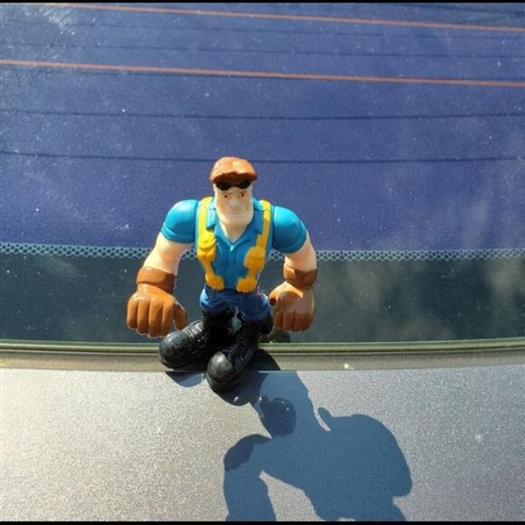 Toys | Vintage Pretend Action Figure With Light Blue Dark Blue Yellow ...